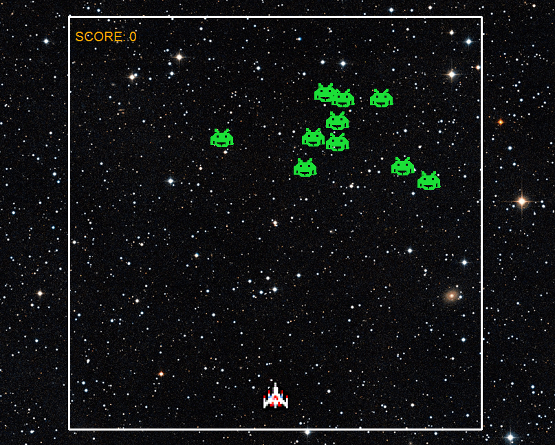 Simple Space Invader Game Using Turtle In Python Free Source Code 